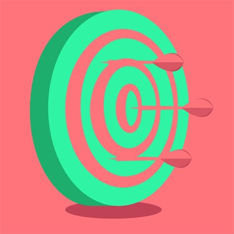 Premium Vector Targeting Icon Vector Illustration