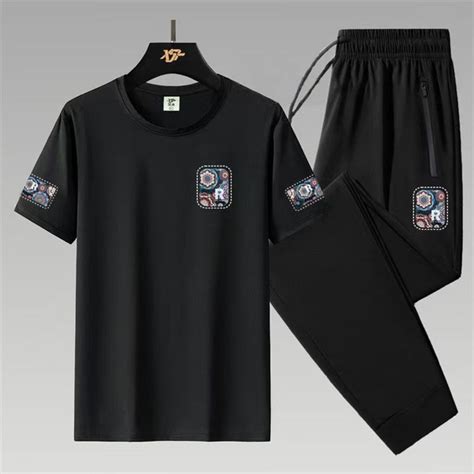 Комплект одежды Мужской Повседневный брючный с сорочкой черный белый размер 58 Хлопок Клетка