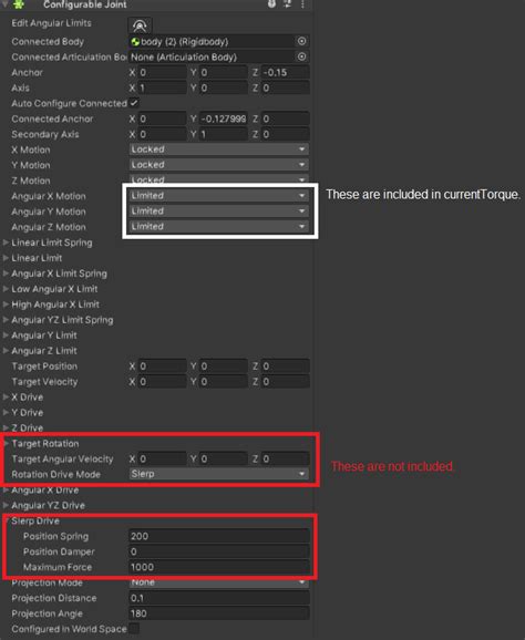 Configurable Joint Current Torque Doesnt Reflect All Constraints