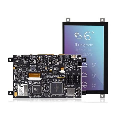 Mikromedia 5 For Kinetis Capacitive Fpi With Frame Mikroe 3919