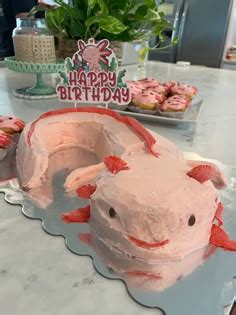 Axolotl Birthday Cake Ideas
