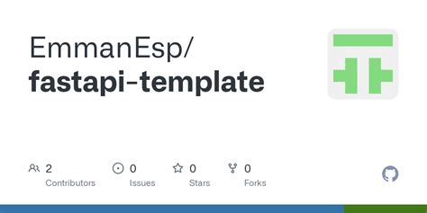GitHub EmmanEsp Fastapi Template