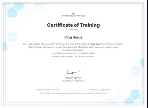 Viraj Harde On Linkedin Java Programming Achievementunlocked
