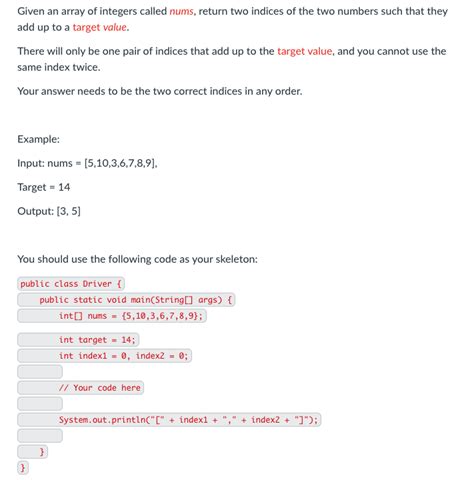 Solved Given An Array Of Integers Called Nums Return