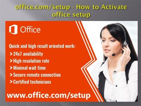 PPT Office Com Setup How To Activate Office Setup PowerPoint Presentation ID