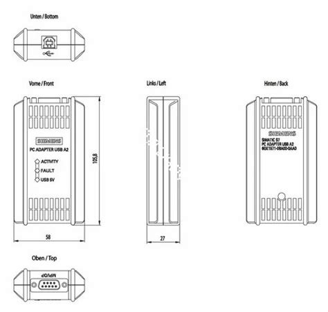 Black Siemens Programming Cable Usb To Mpi Dp Adapter 6gk1571 0ba00 0aa0 At Best Price In Chennai