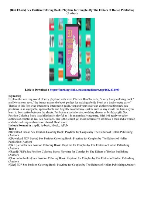 Ppt Ebook Download Sex Position Coloring Book Playtime For Couples