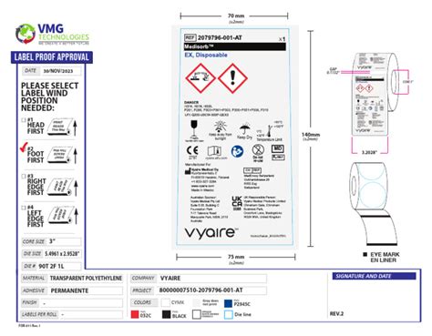 Vyaire Label Proof Approval Document Pdf Graphic Design