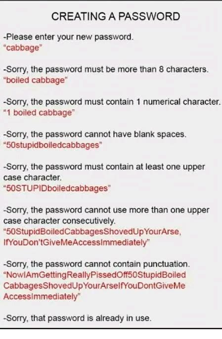Creating Password ProgrammerHumor Io