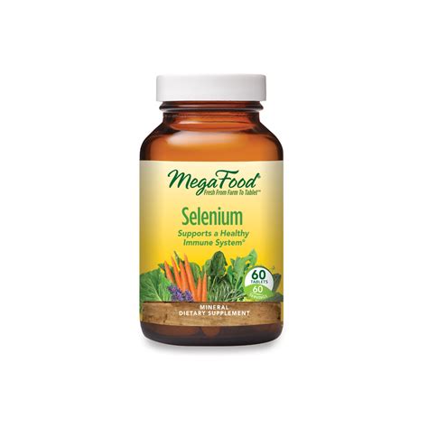 Megafood Selenium Mineral Supplement Immunity Abundant Health