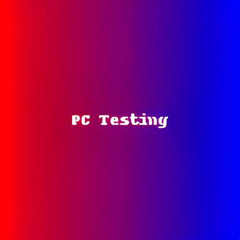 Pc Testing And Configuring Games Youtube