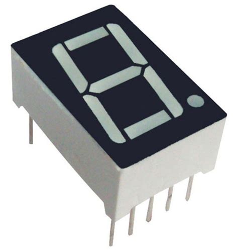 Display de 7 Segmentos 1 Dígito Verde