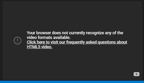 Webview Embedding Of YouTube Video Worked In May But No Longer Does Issue