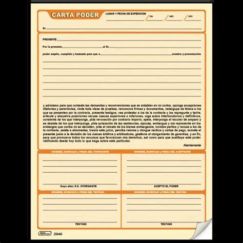 Ejemplos De Carta Poder Llena My Xxx Hot Girl