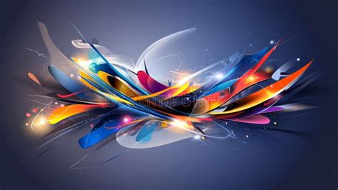 This Background Features Vibrant Abstract Shapes A Dynamic Explosion Of Colors And An Urban