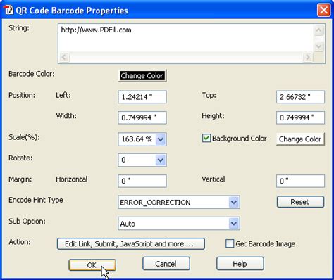 How To Insert A QR Barcode Into PDF Page