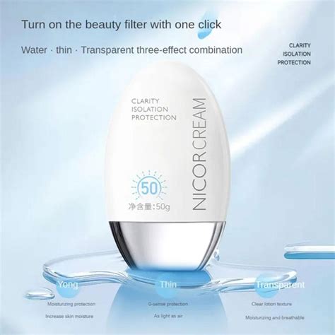 Body Sunscreen Spf 50 Light Thin Refreshing Sunscreen Protector Solar