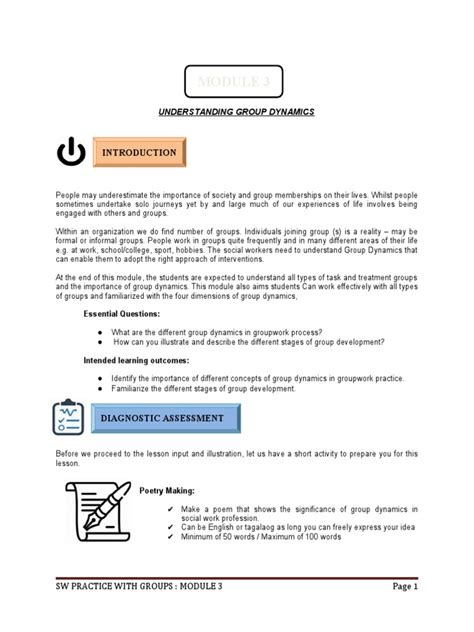Module 3 Understanding Group Dynamics Pdf Decision Making Leadership