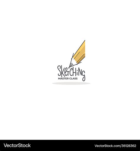 Sketching Master Class And Creative Courses Hand Vector Image