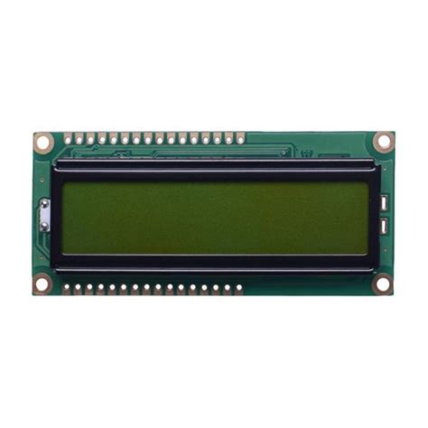 16x2 Character Lcd Module Grayyellowblue Backlight Fstn Transflective