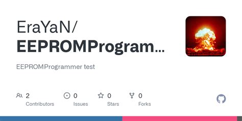 Github Erayaneepromprogrammer Eepromprogrammer Test