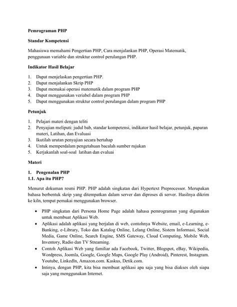 Memahami Struktur Dasar Sintaks Program PHP Iotech