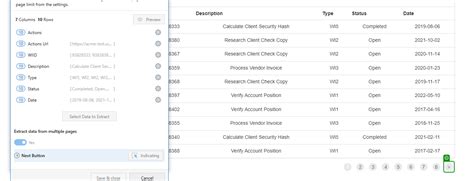 Table Extraction Next Button Not Working StudioX UiPath Community