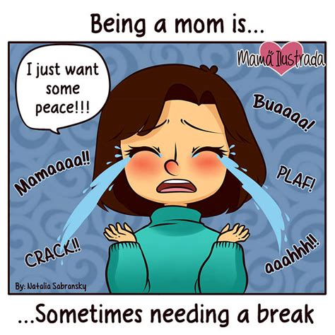 Mom Illustrates Her Everyday Motherhood Problems Design You Trust — Design Daily Since 2007