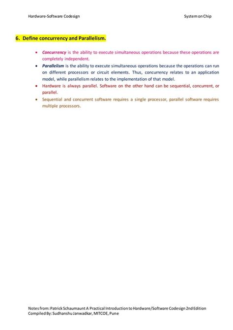 Hardware Software Codesign Docx Operating Systems Computer Software And Applications