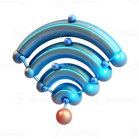 Wonderful Artistic Abstract Wireless Network Connection Symbol High Quality 56599980 Png