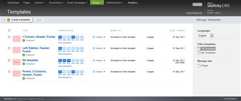 sitefinity database and cms data scraping encyclopedia