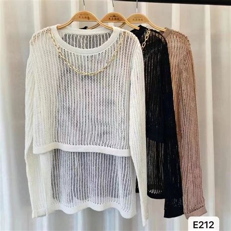 Vest 레이어드수영복가디건크롭티시스루 On Bunjang Global Site