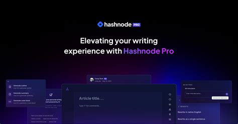 🚀 Meet Hashnode Pro Powerful Features To Fuel Your Best Writing