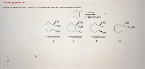 Solved Testbank Question 113 Identify The Expected Major