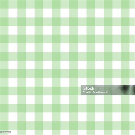녹색과 흰색 격자 무늬 체크 패턴 매끄러운 직물 감촉 프린트 녹색에 대한 스톡 벡터 아트 및 기타 이미지 녹색 타탄 체크무늬 깅엄 Istock