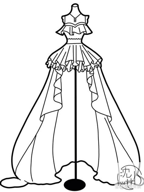 简笔画公主裙小图案怎么画（汇总13张） 简笔画图片大全