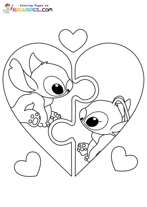 Stitch And Angel Coloring Pages Free Printables