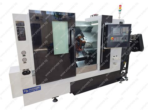 Cnc Lathe With Inclined Guideways And Tail Stock Polymeta