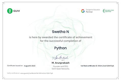Swetha Nagakumar On Linkedin Pythoncoding Continuouslearning