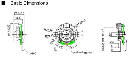 Incremental Type Rotary Encoder Module External Dimension 48mm 1024