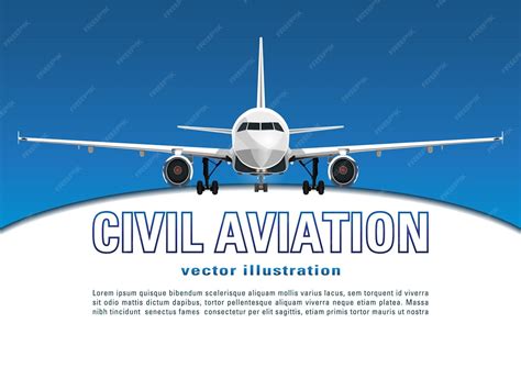 Premium Vector Aircraft Vector Banner Poster Flyer Card From Plane