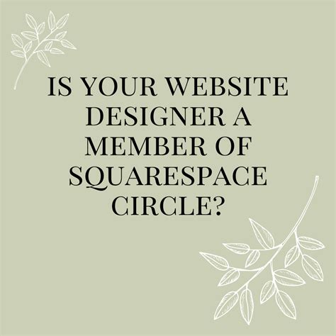Why You Should Hire A Squarespace Circle Designer — Sequoia Craig Design