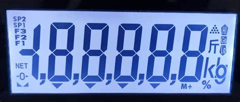 Segment LCD Displays For Digital Weighing Scales LCD Display Manufacturer Since 1990s