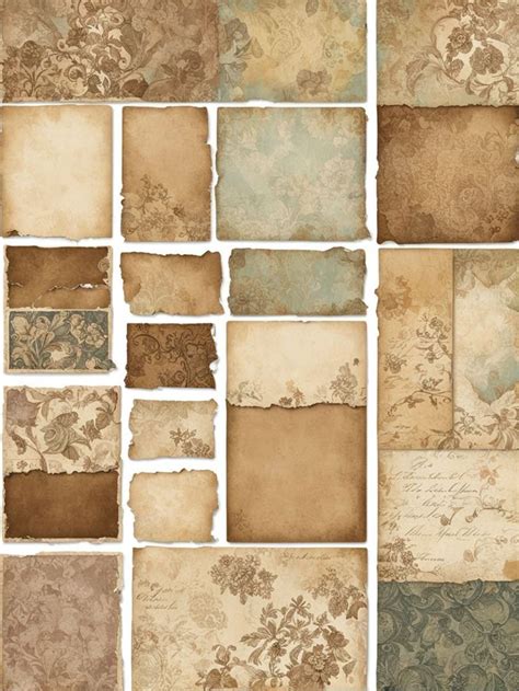 Pin By Bertha Glinz On Junk Journal Vintage Scrapbook Paper Vintage Paper Printable Vintage