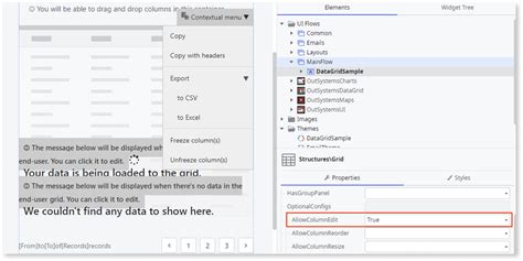 Edit Data In Outsystems Data Grid Odc Documentation