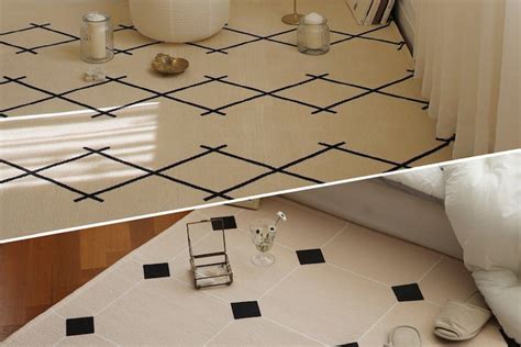 메종드룸룸 모던 패턴러그 4type 위시버킷