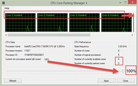 Unpark CPU скачать для Windows
