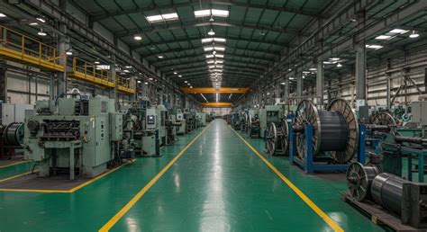 Factory Interior With Production Machines And Equipment Industrial