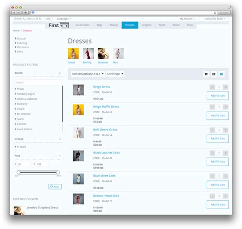 Cs Cart First Theme Cs Cart Theme By Cart Power