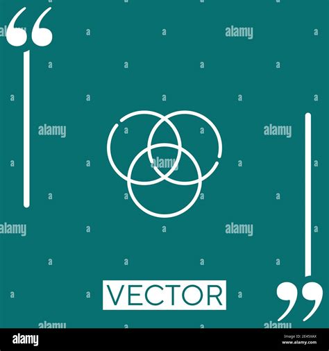 Rgb Vector Icon Linear Icon Editable Stroked Line Stock Vector Image